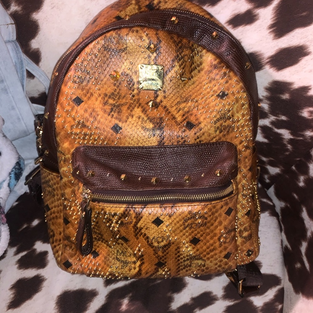 Mcm Bebe Boo Limited Edition Mini Backpack - Gem